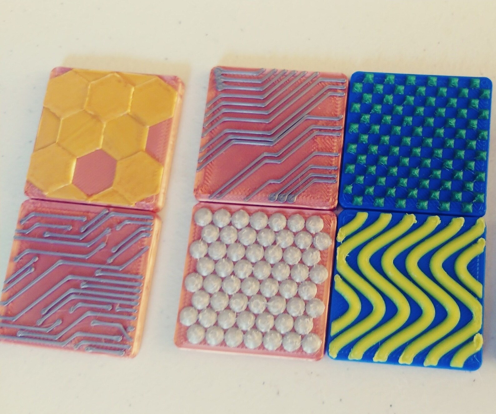 Magnetic Fidget Square With Custom Faces. Dozens of Textures. Perfect ...