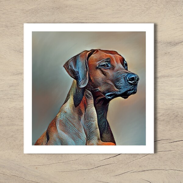 Rhodesian Ridgeback Birthday Card - Etsy