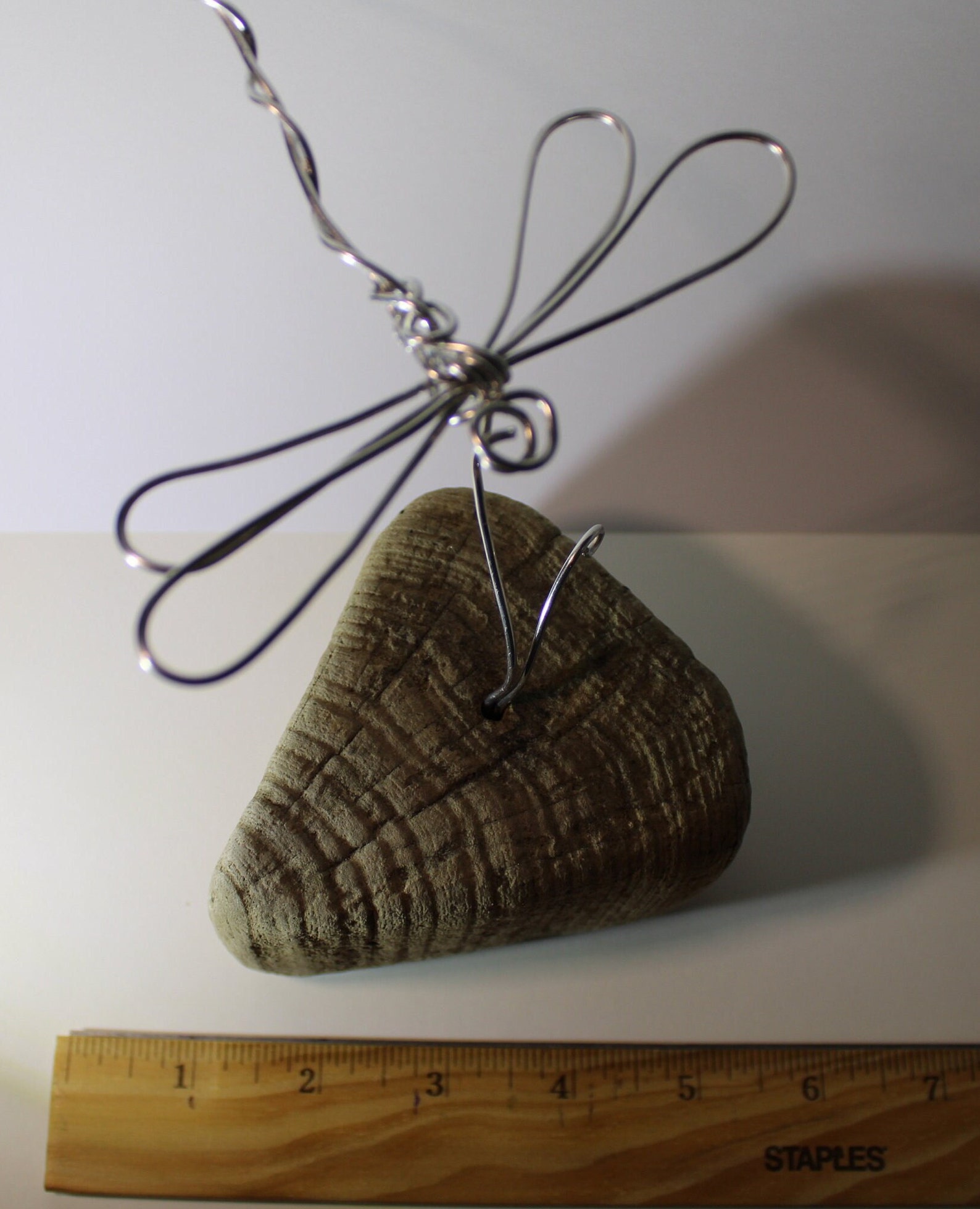 Dragonfly, Wire Sculpture, Dragonfly Sculpture, Wire and Wood, Port ...