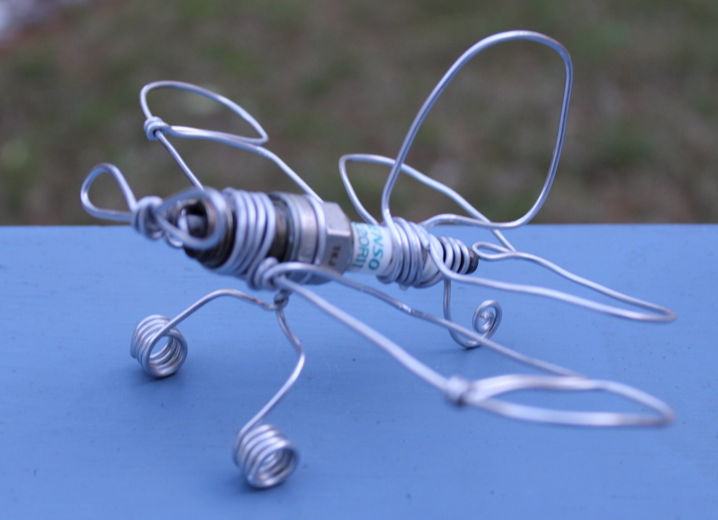 Small Airplane Wire Airplane Spark Plug Airplane Aluminum Wire Model ...