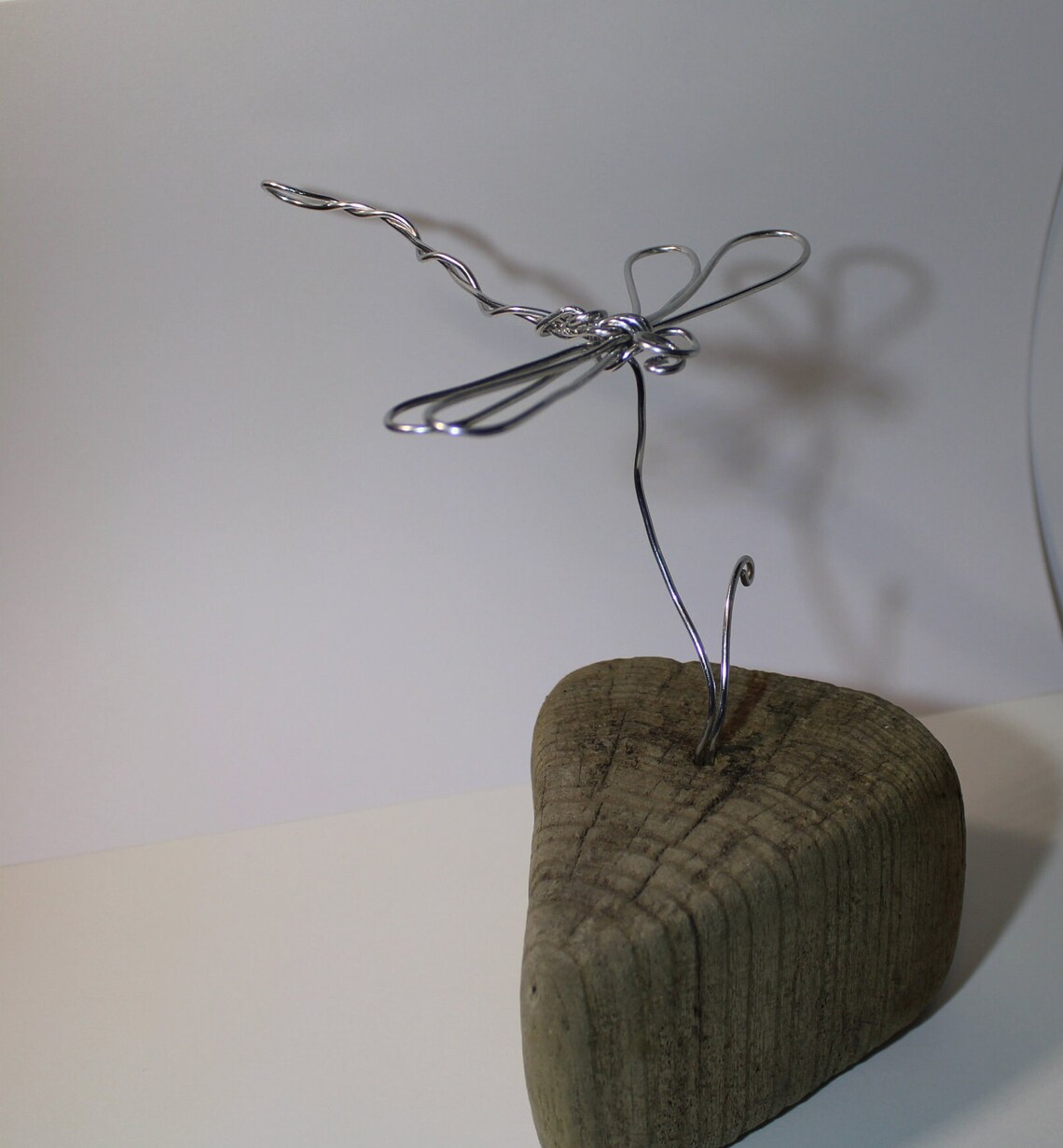 Dragonfly, Wire Sculpture, Dragonfly Sculpture, Wire and Wood, Port ...