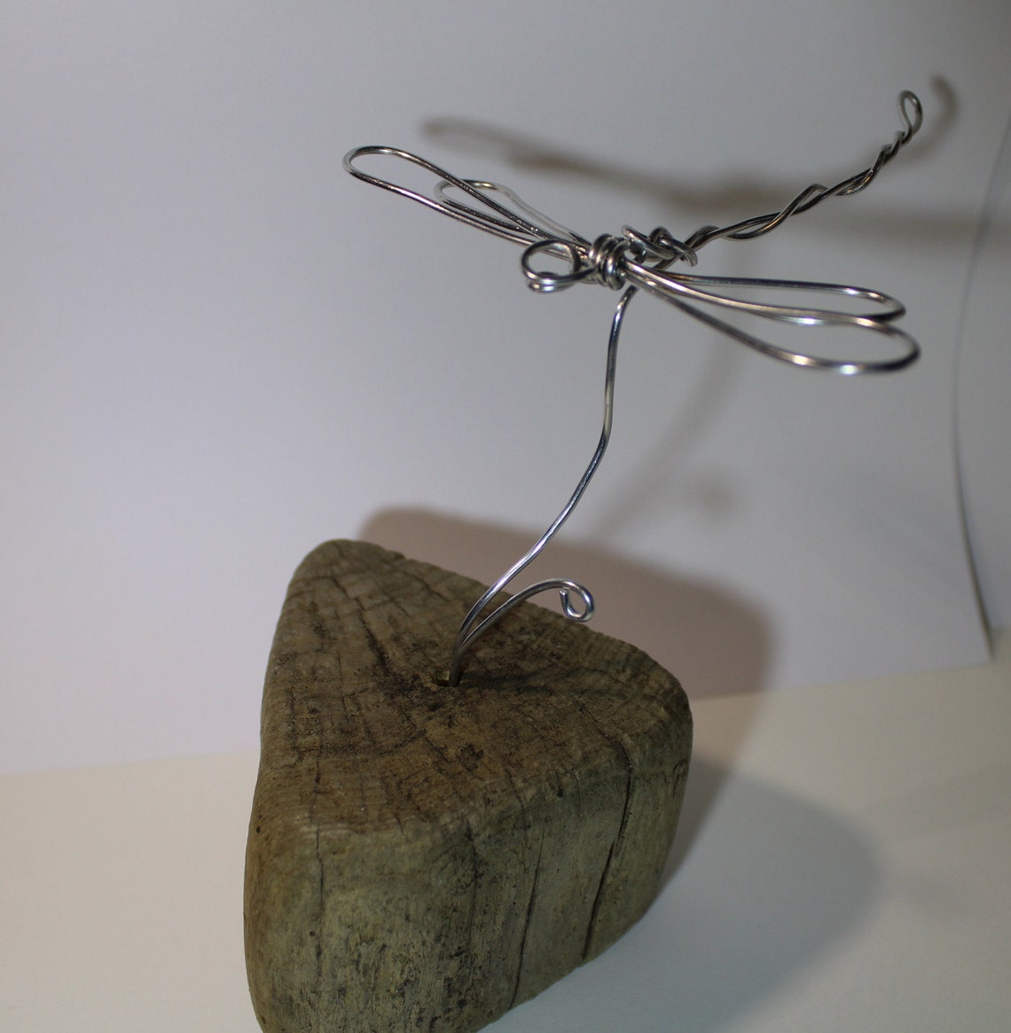 Dragonfly, Wire Sculpture, Dragonfly Sculpture, Wire and Wood, Port ...