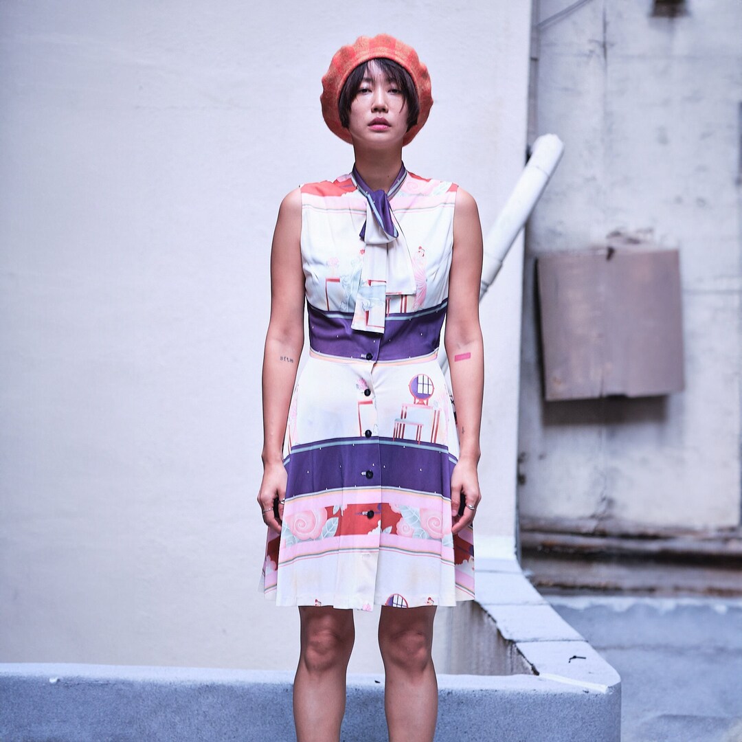 1970s Sassy Lassy Art Deco Print Button up Shirtdress Modern Size 2 - Etsy