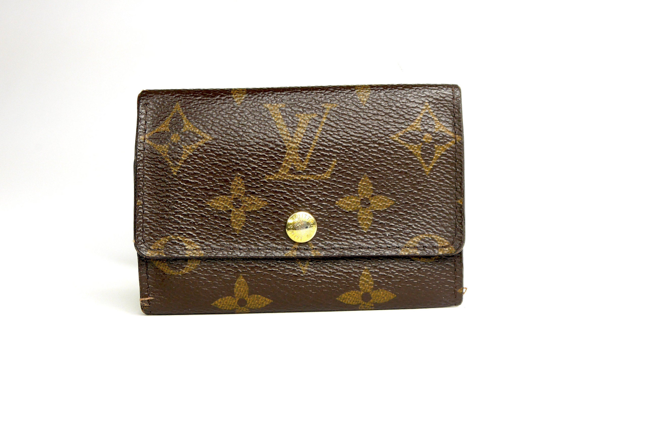 Authentic Louis Vuitton 4-key Wallet Classic Logo Pattern Made in ...