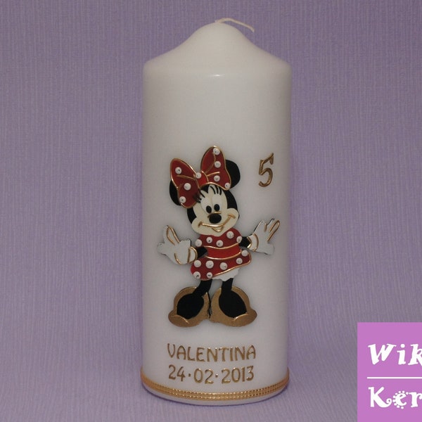 Minnie Mouse Candle - Etsy