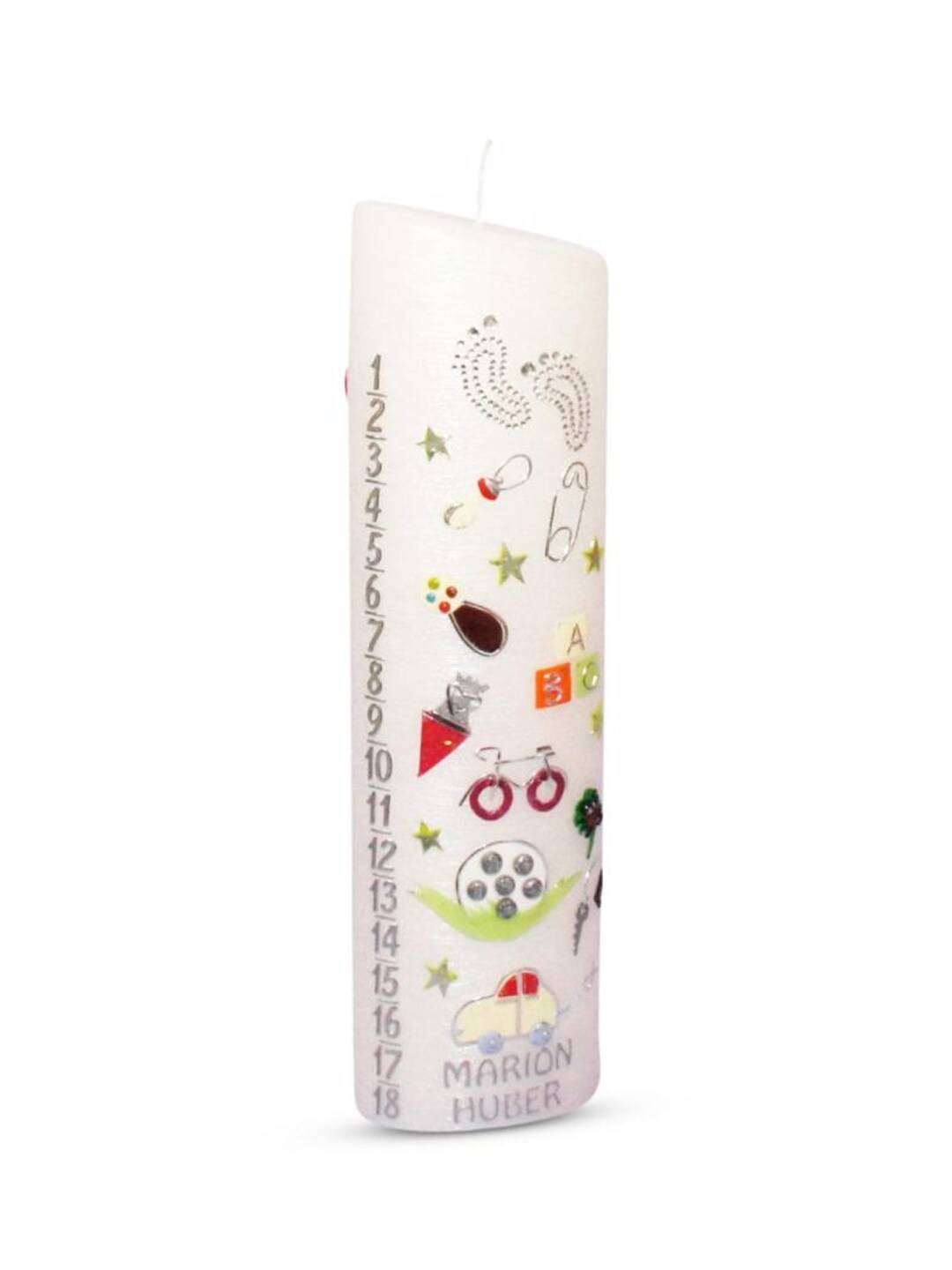 Birth Candle With Name – Memory Light for Newborns No.4 R - Etsy
