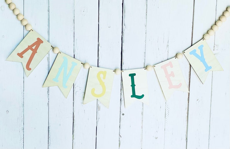 Name Banner Name Banner for Nursery Baby Name Banner Name - Etsy