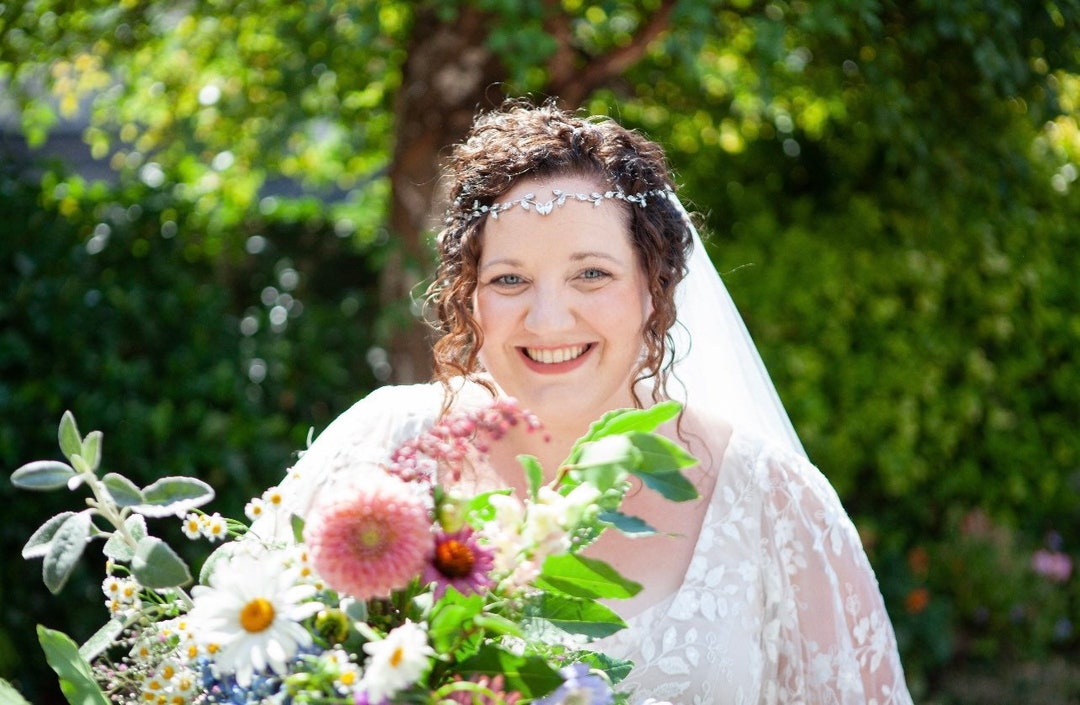 Rhinestone Forehead Crystal Wedding Headpiece Bridal Forehead Band ...