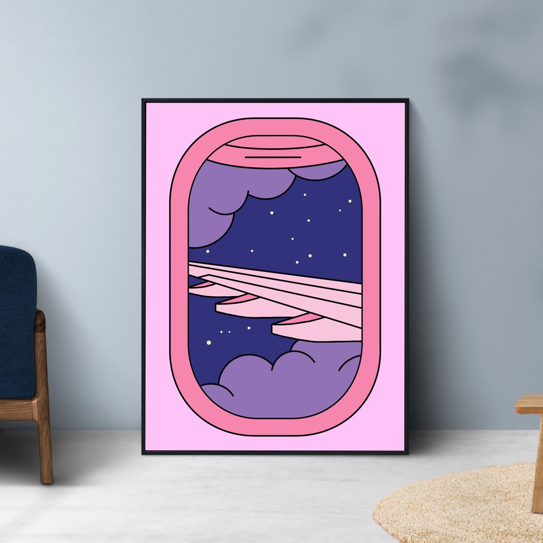 Porthole Print Art, Simple Poster, Home Gift, Office Poster, Minimalism ...