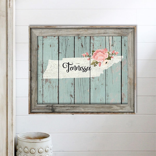 Tennessee Wood Sign - Etsy