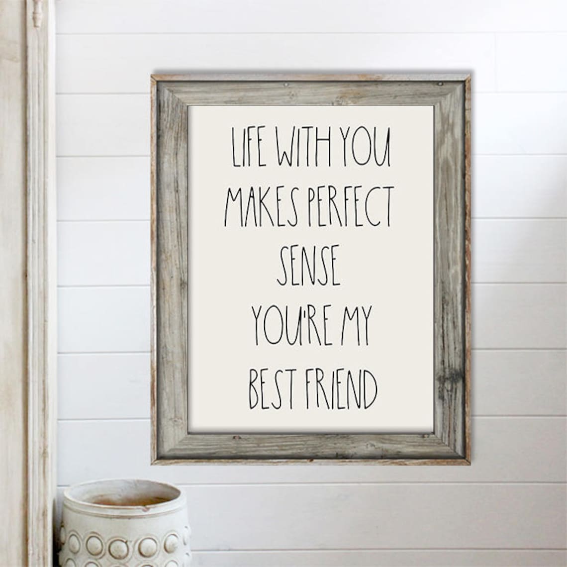 Sale-life With You Makes Perfect Sense-digital Print-wall - Etsy