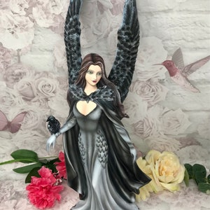 Large Dark Gothic Angel Sculpture Statue Mythical Creatures Figure Gift ...