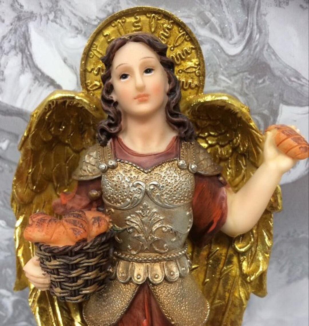 Archangel Barachiel Statue Religious Figurine Sculpture - Etsy