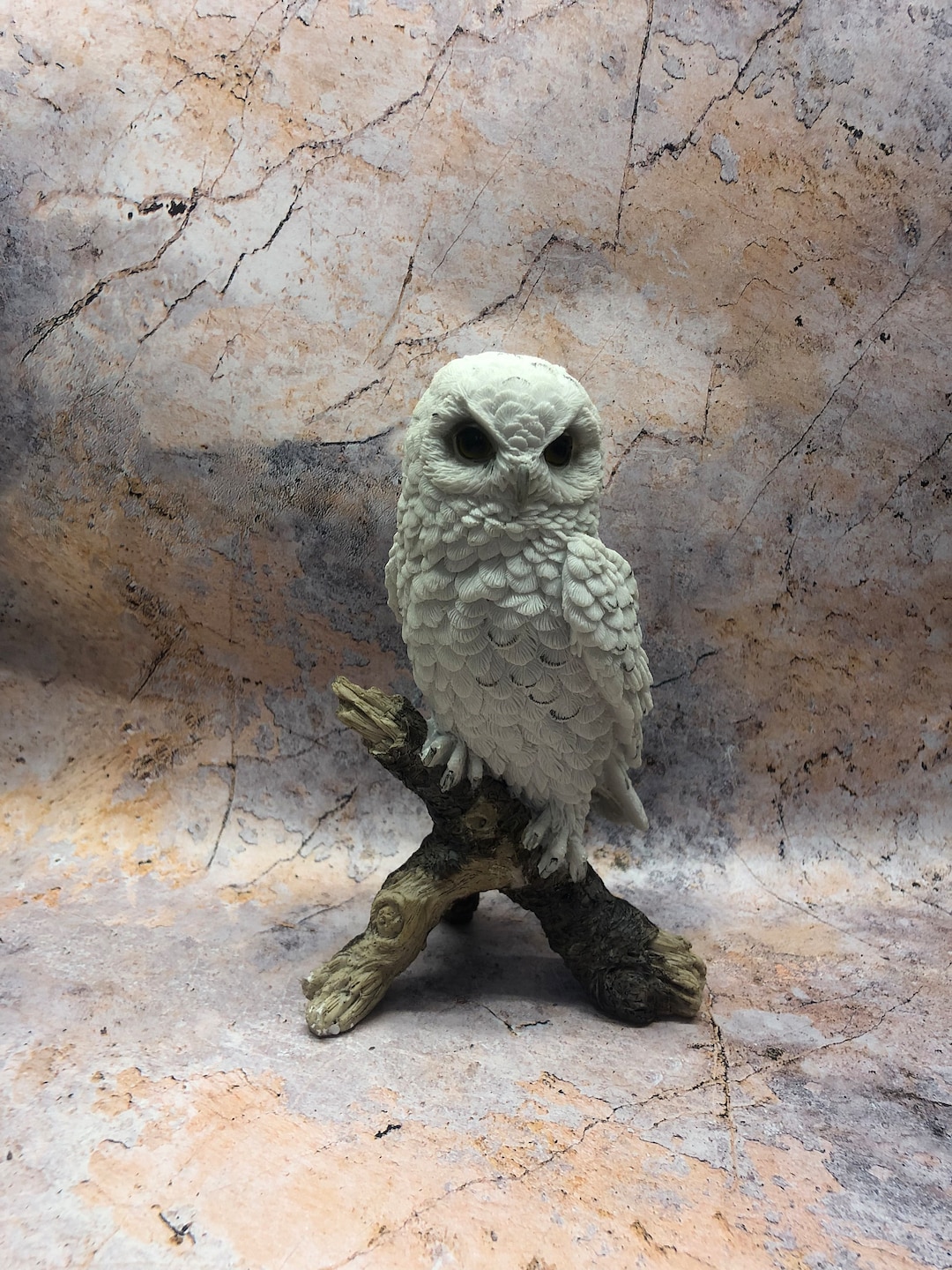 Snowy Owl Figurine Sculpture Home Decoration Statue Owls - Etsy