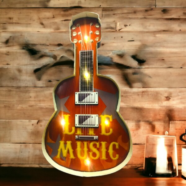 Vintage Guitar Art - Etsy