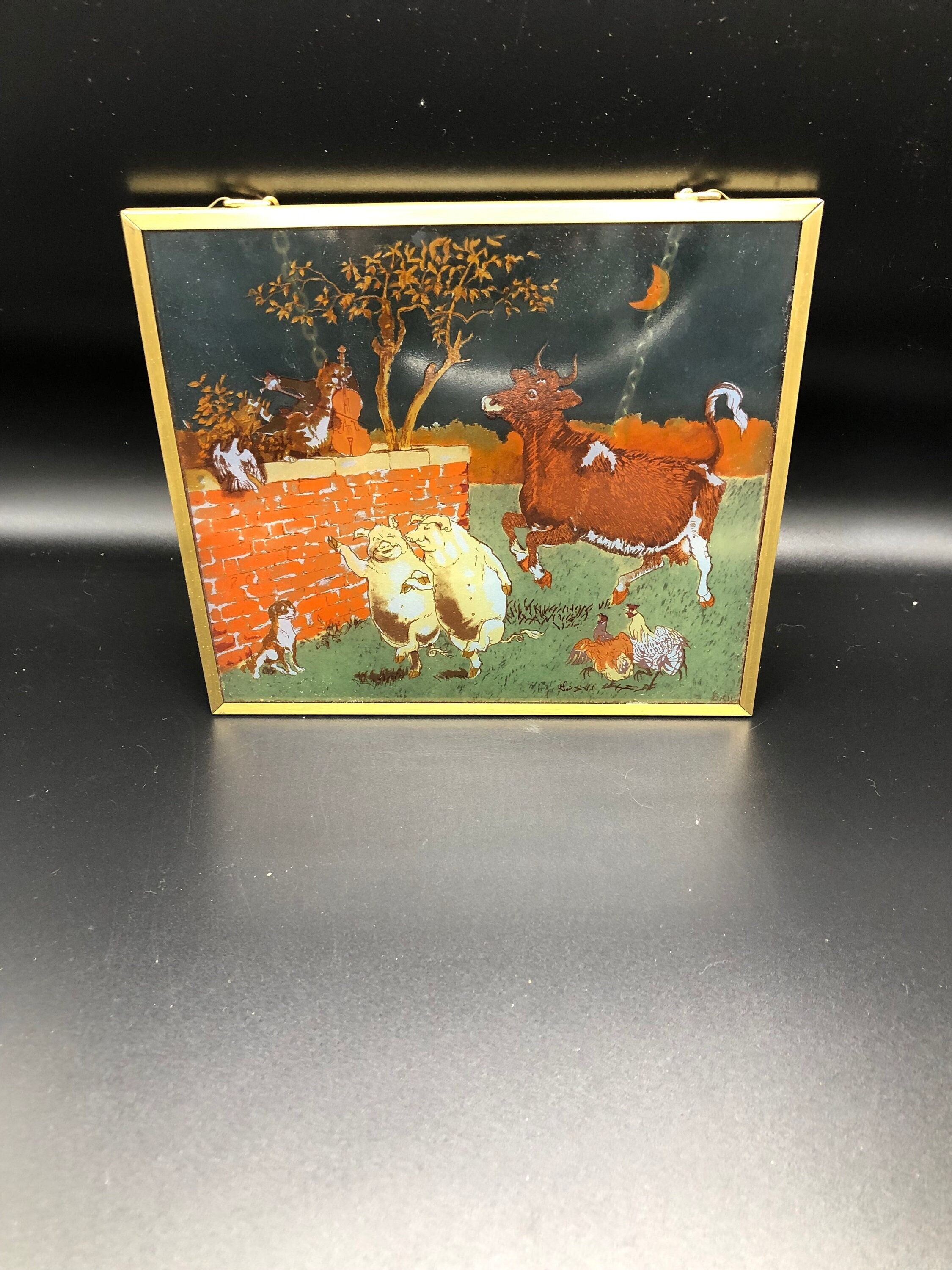 Nursery Rhyme Glass Window Picture on Chain - Etsy