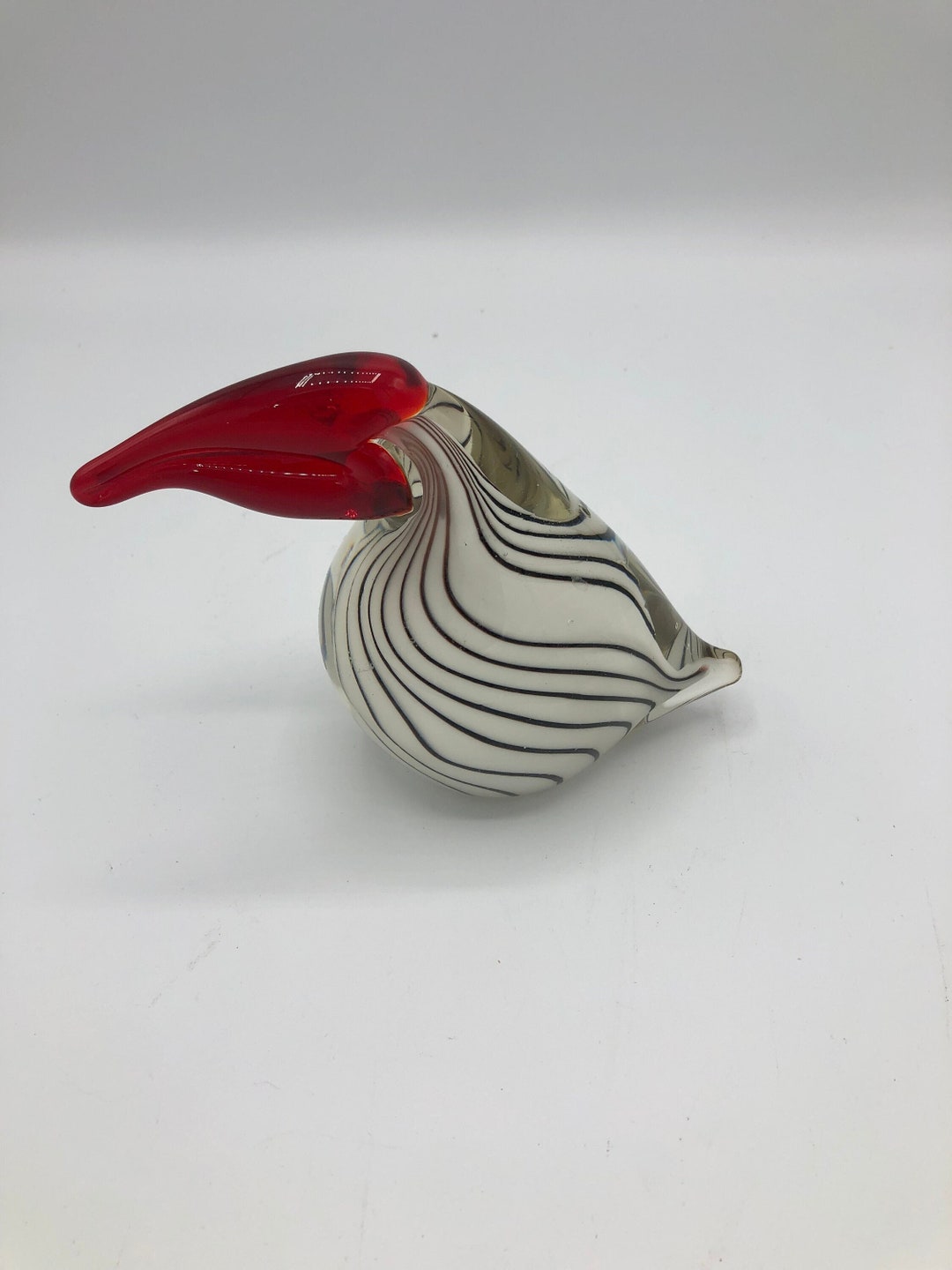 Italian Murano Mid Century Art Glass- Puffin Bird - Etsy