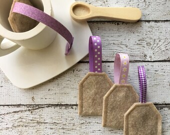 Felt tea bags | Etsy