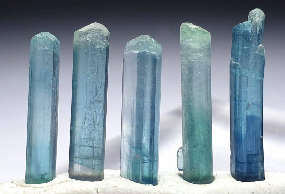 Beautiful Seafoam Blue Color Tourmaline Crystals - Etsy Australia