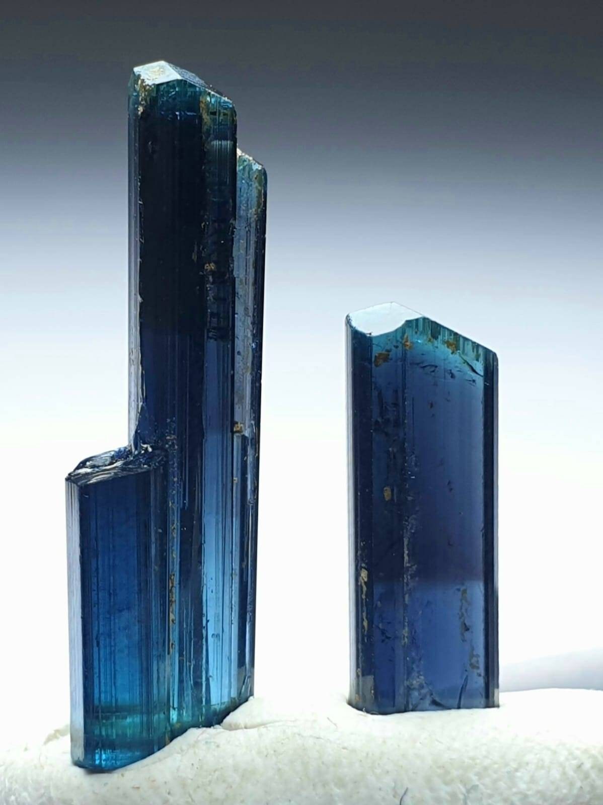 Beautiful Indicolite Color Tourmaline Crystals - Etsy UK