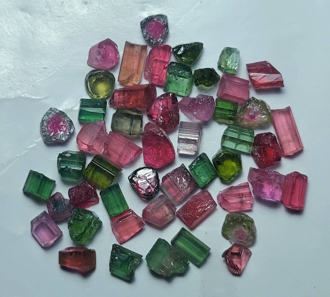 Beautiful Multi Color Tourmaline Small Piece - Etsy