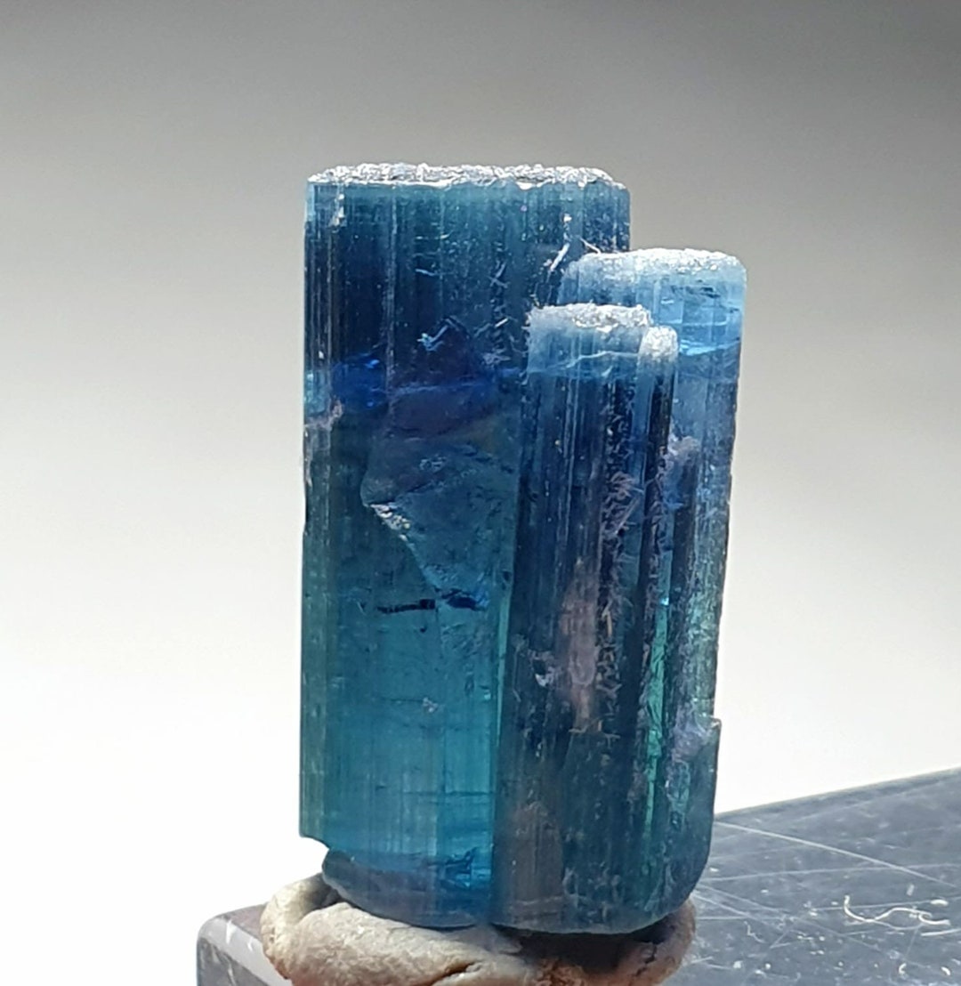 Beautiful Indicolite Color Tourmaline Stepwise Crystal - Etsy