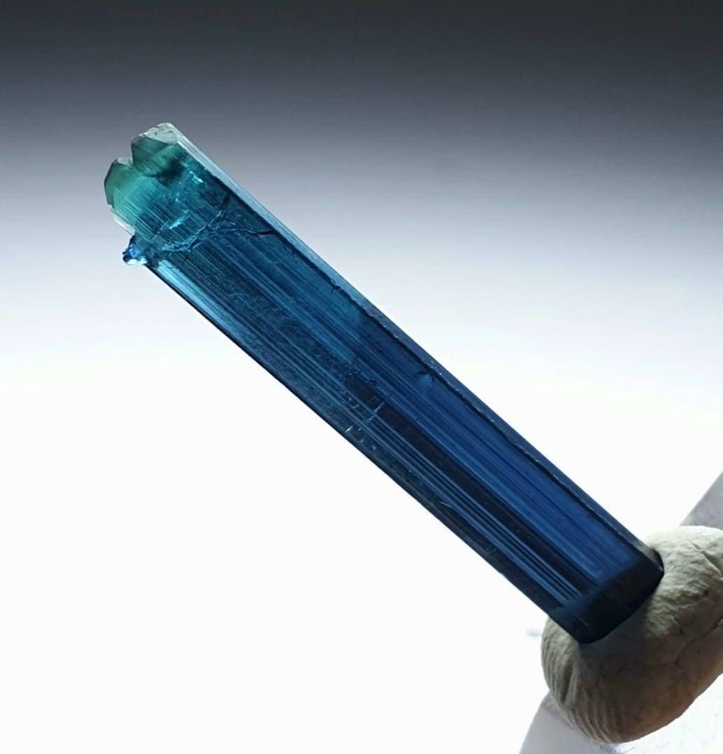 Beautiful indicolite color tourmaline crystal | Etsy