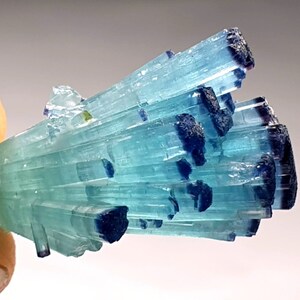 Top Quality Blue Cap Paraiba Color Tourmaline Spray Shape Crystal - Etsy