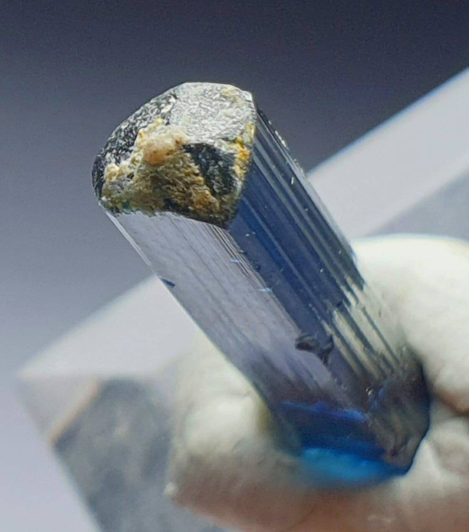 Beautiful Indicolite Color Tourmaline Gemmy Crystal | Etsy