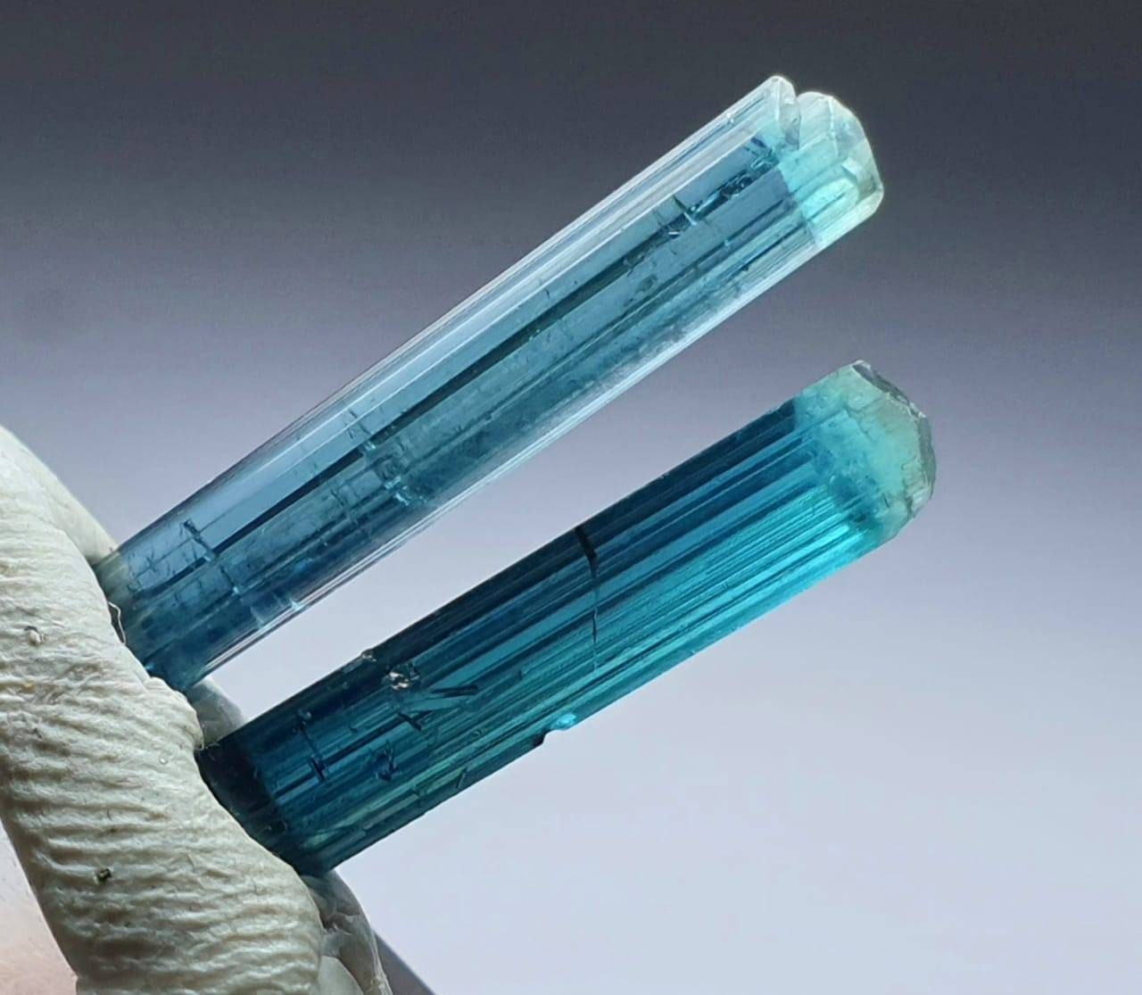 Cristales de turmalina indicolita de primera calidad | Etsy