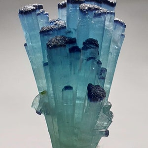 Top Quality Blue Cap Paraiba Color Tourmaline Spray Shape Crystal - Etsy