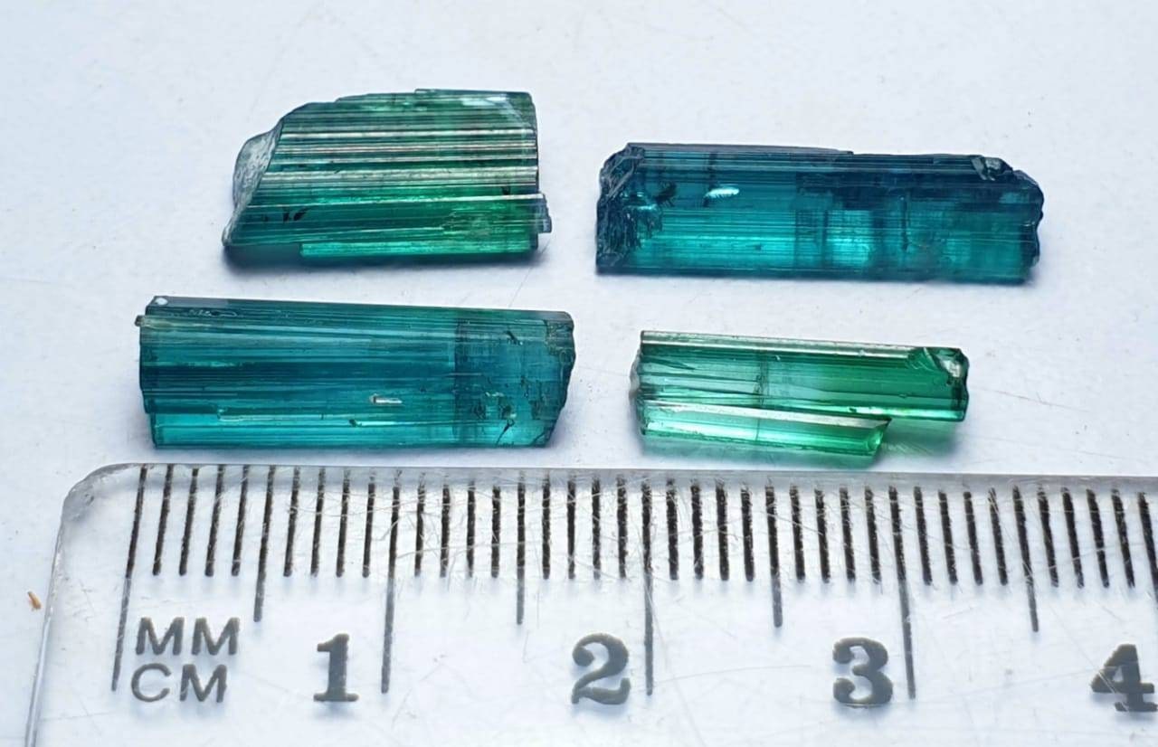 Beautiful Indicolite Color Tourmaline Cluster Shape Crystals - Etsy UK