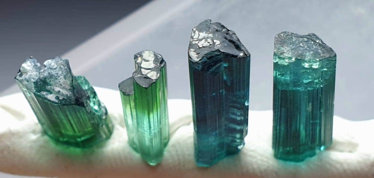 Beautiful Indicolite Color Tourmaline Cluster Shape Crystals - Etsy UK
