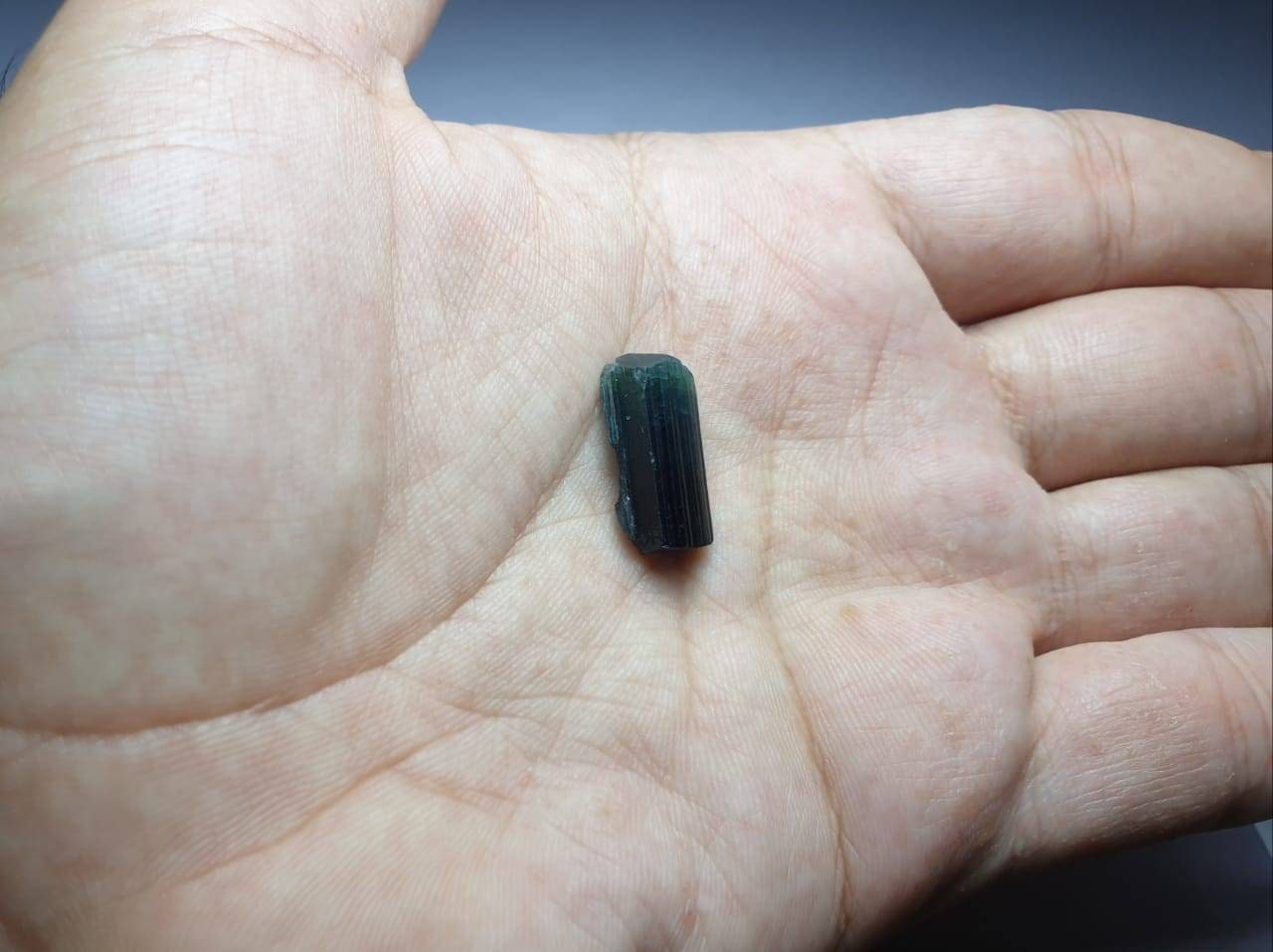 Beautiful indicolite color tourmaline crystal | Etsy