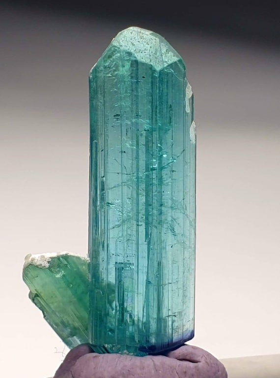 Gemstones Beautiful paraiba color tourmaline tabular cluster Materials ...