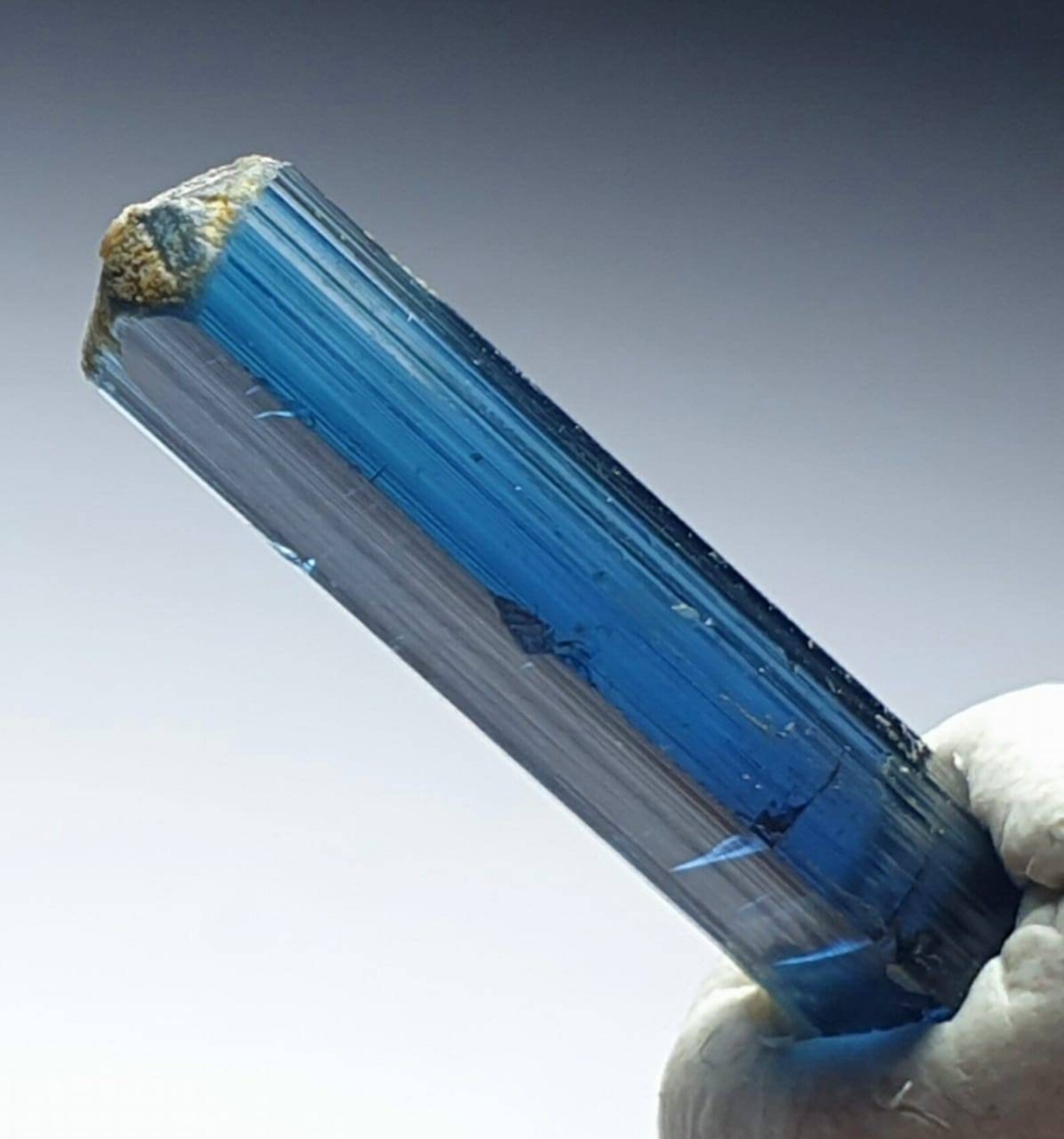 Beautiful Indicolite Color Tourmaline Gemmy Crystal | Etsy