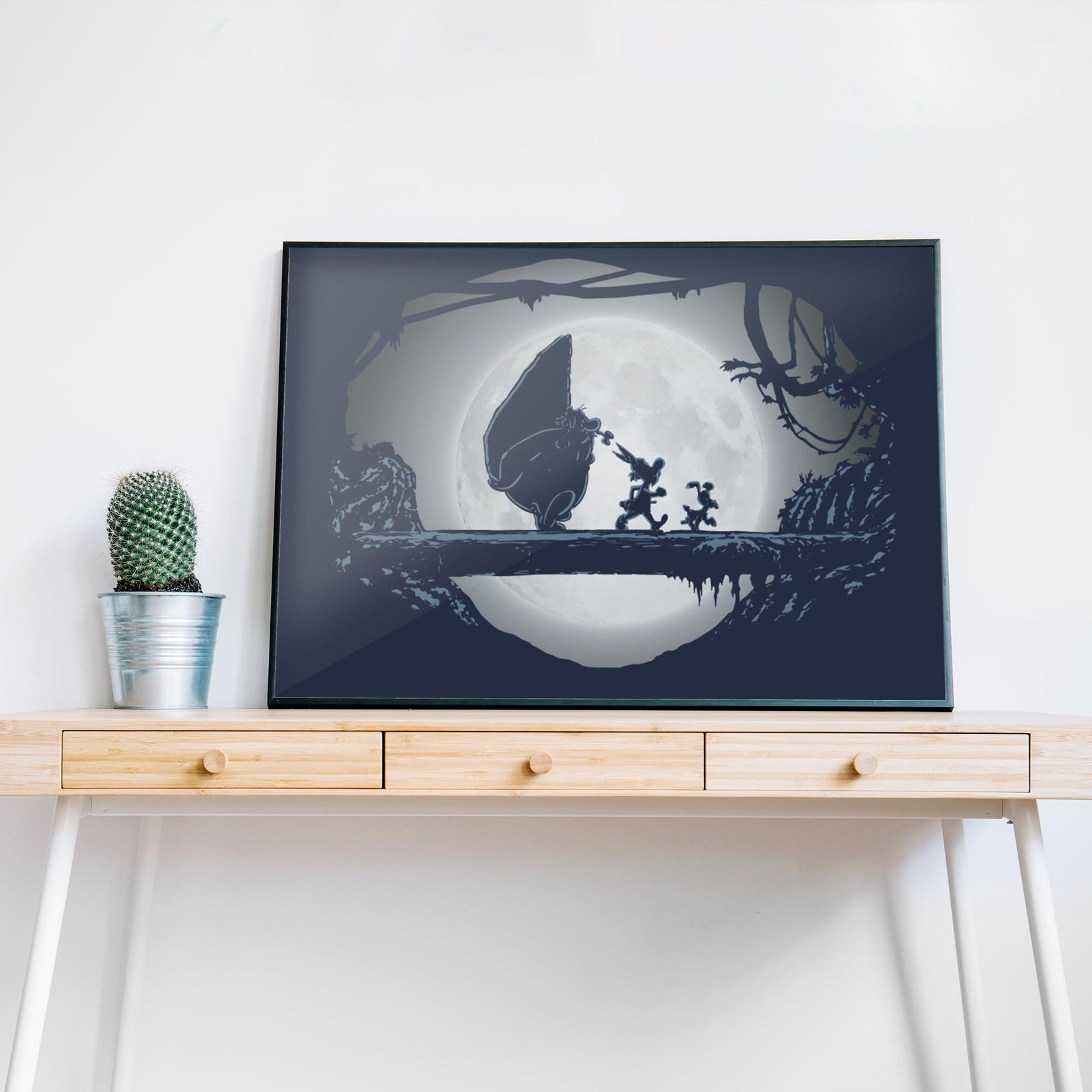 Asterix, Obelix, Dogmatix Poster, Asterix Art Print, Asterix Print ...