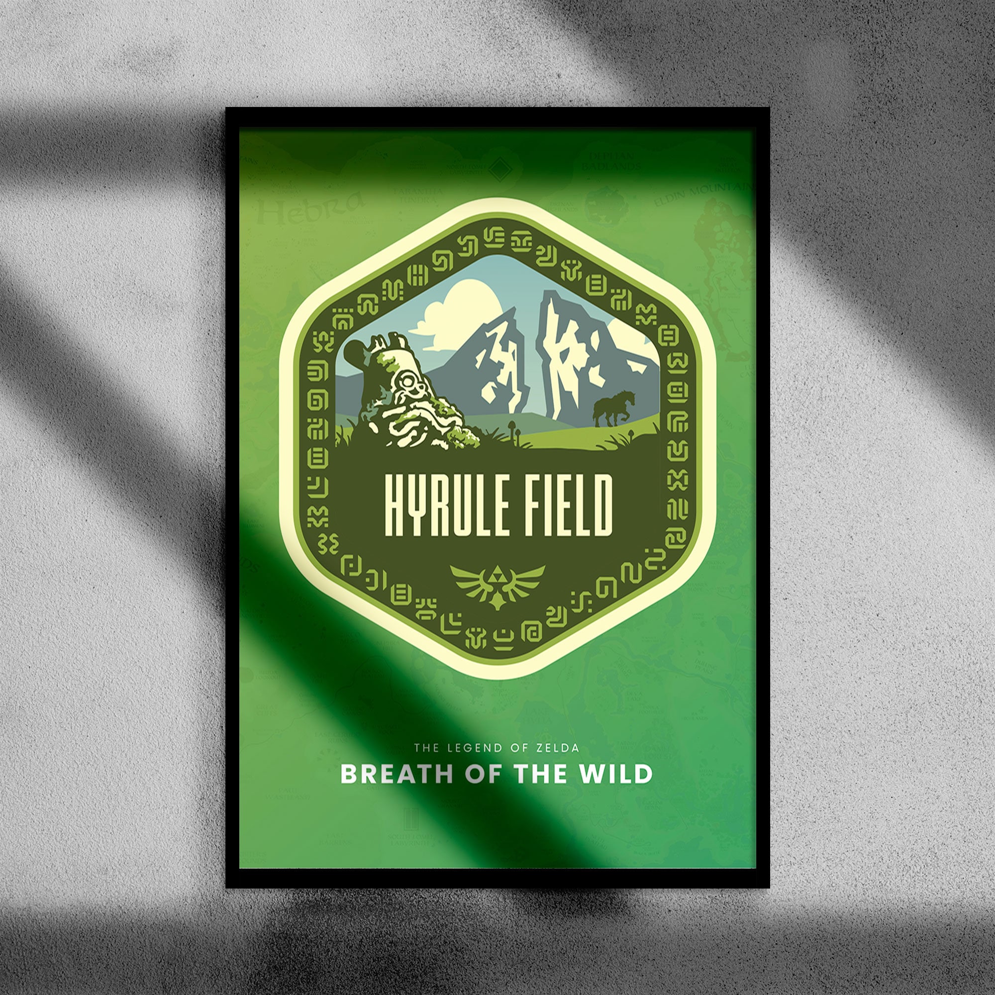 BOTW Poster Zelda Poster Hyrule Field Poster Zelda Wall | Etsy