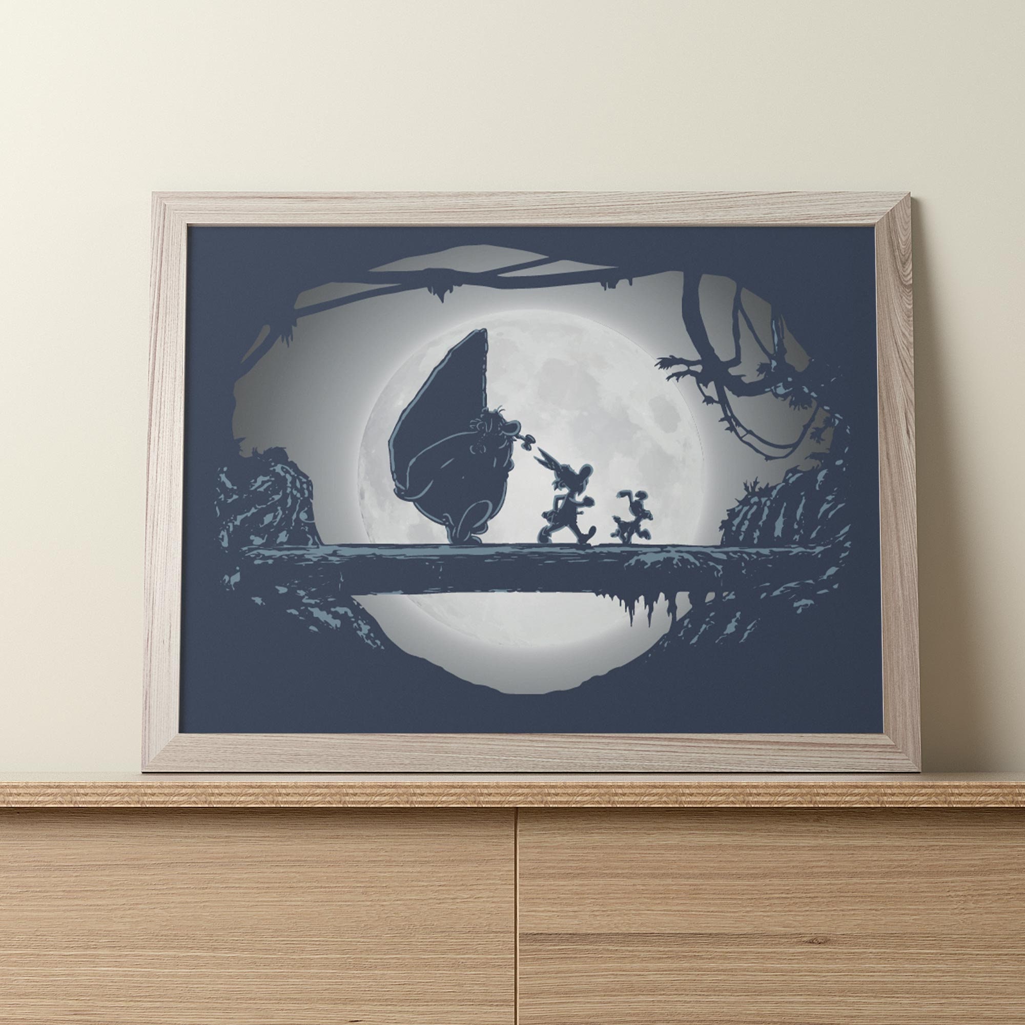 Asterix, Obelix, Dogmatix Poster, Asterix Art Print, Asterix Print ...