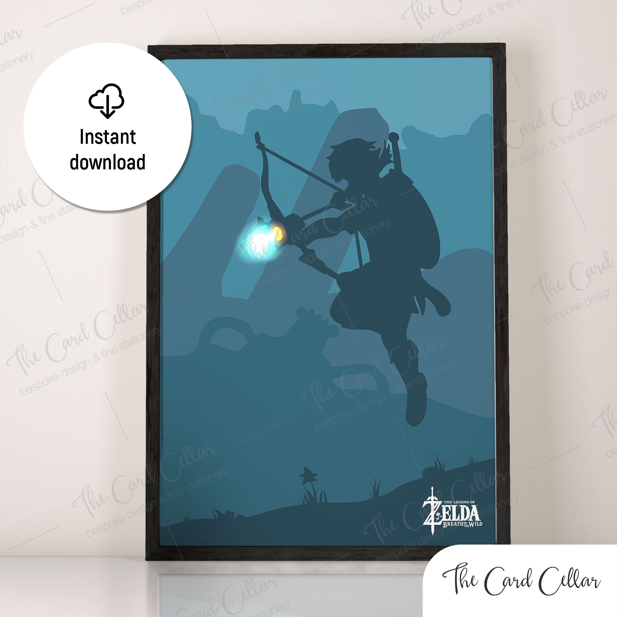 Zelda Poster BOTW Breath of the Wild Legend of Zelda - Etsy