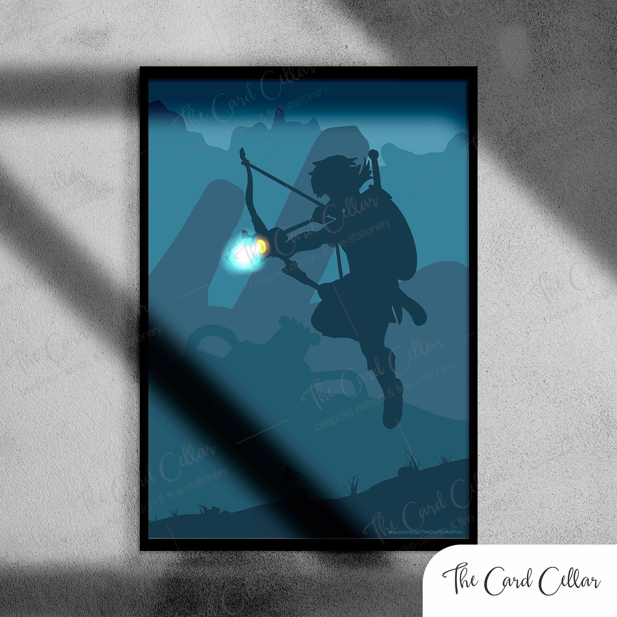 Zelda Poster BOTW Breath of the Wild Legend of Zelda - Etsy