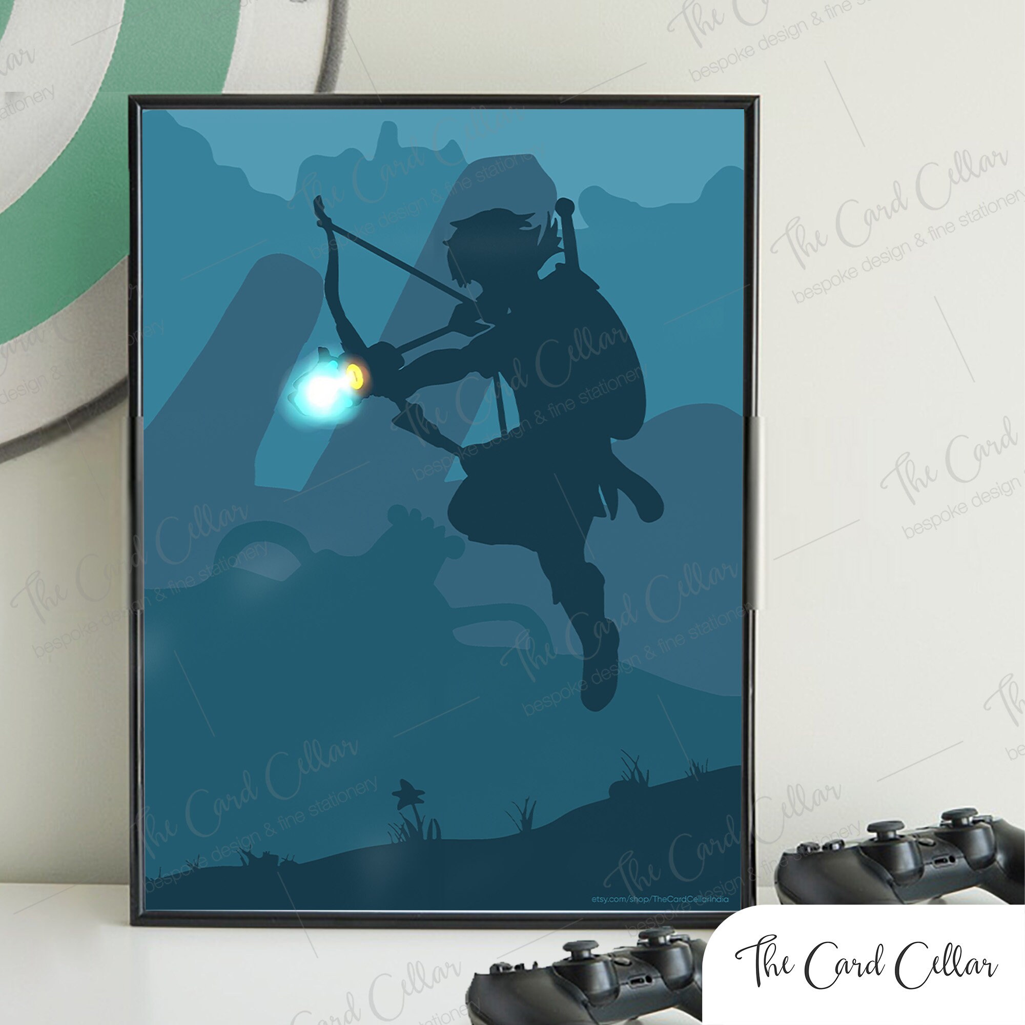 Zelda Poster BOTW Breath of the Wild Legend of Zelda - Etsy