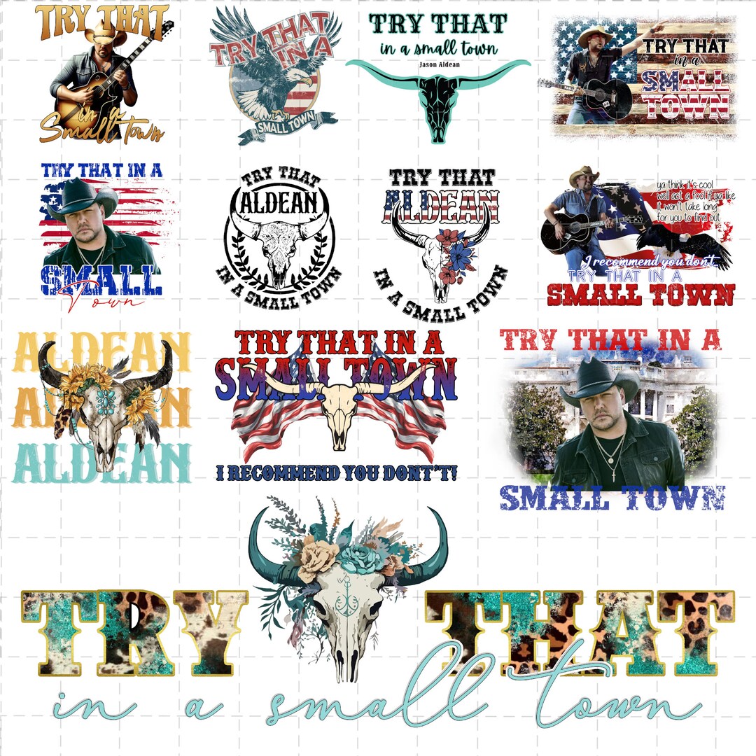20 Files Try That in A Small Town PNG Bundle Country Music - Etsy