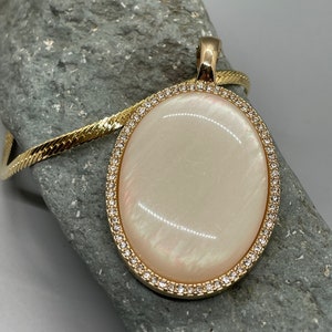 Premier Designs Mother of Pearl Beaded Rhinestone Necklace - Etsy