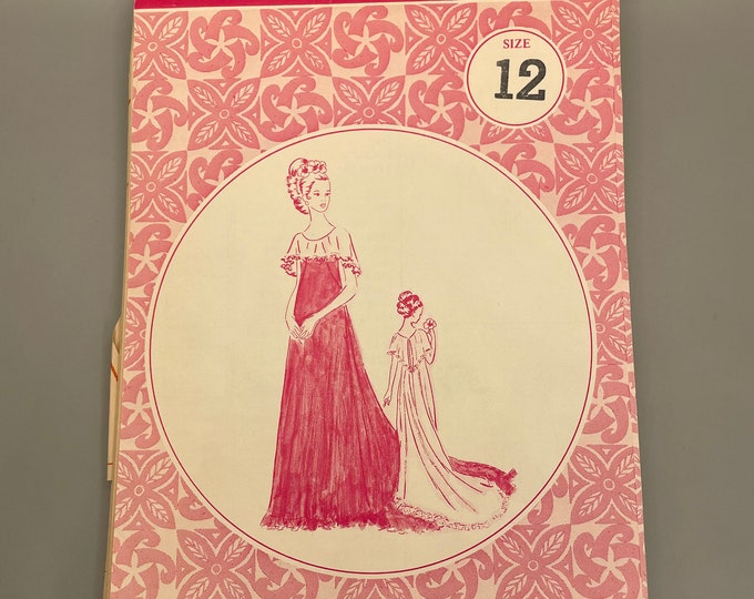 Pacifica Patterns 3038 Full Formal Length Gown Uncut Pattern Size 12 ...