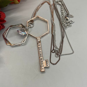 Good Works Silver and Copper Key Necklace - Etsy