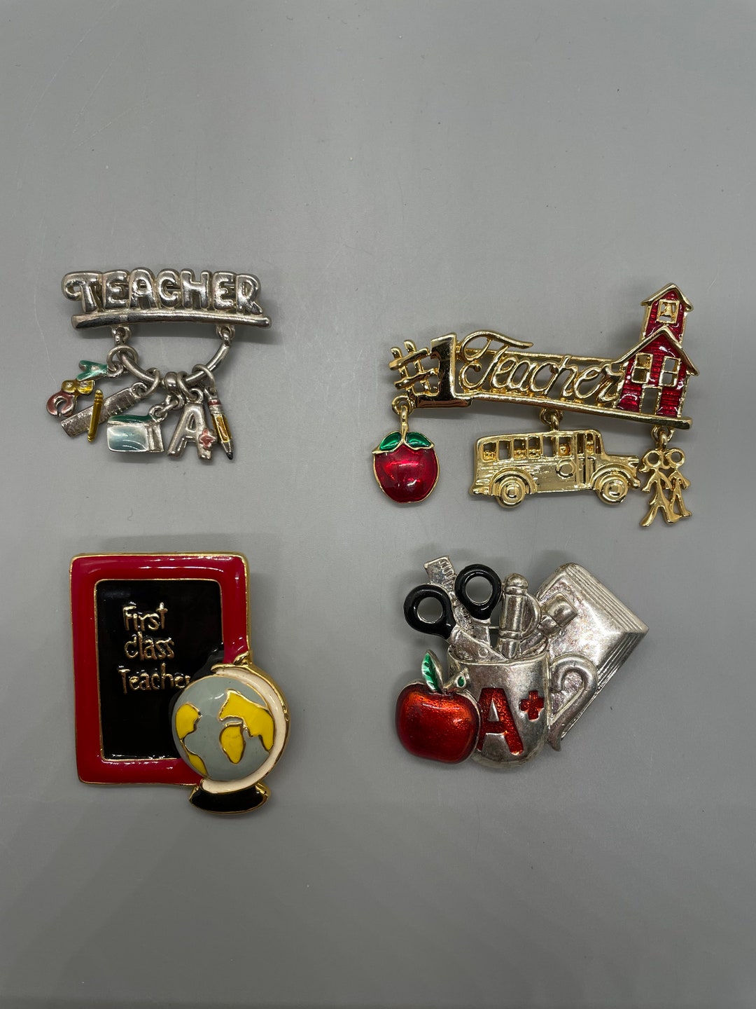 4 - Teacher Pins for Your Favorite Teachers! - Etsy