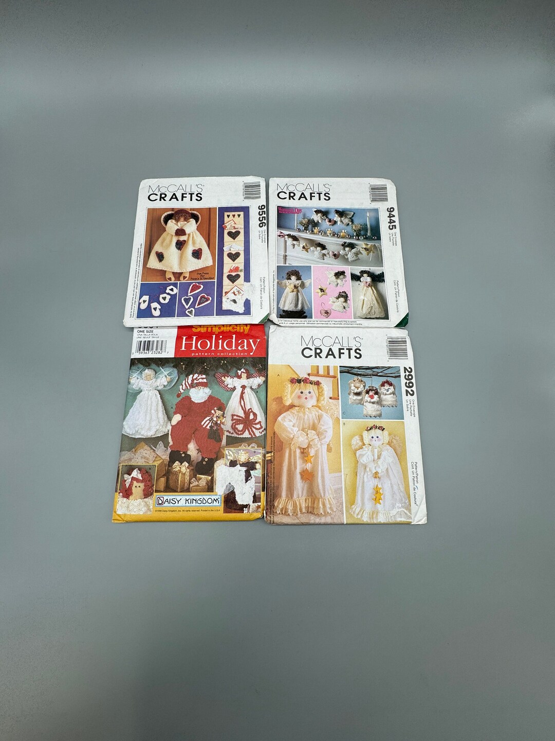 3 Mccall's Christmas Craft Patterns and 1 Simplicity Holiday/christmas ...