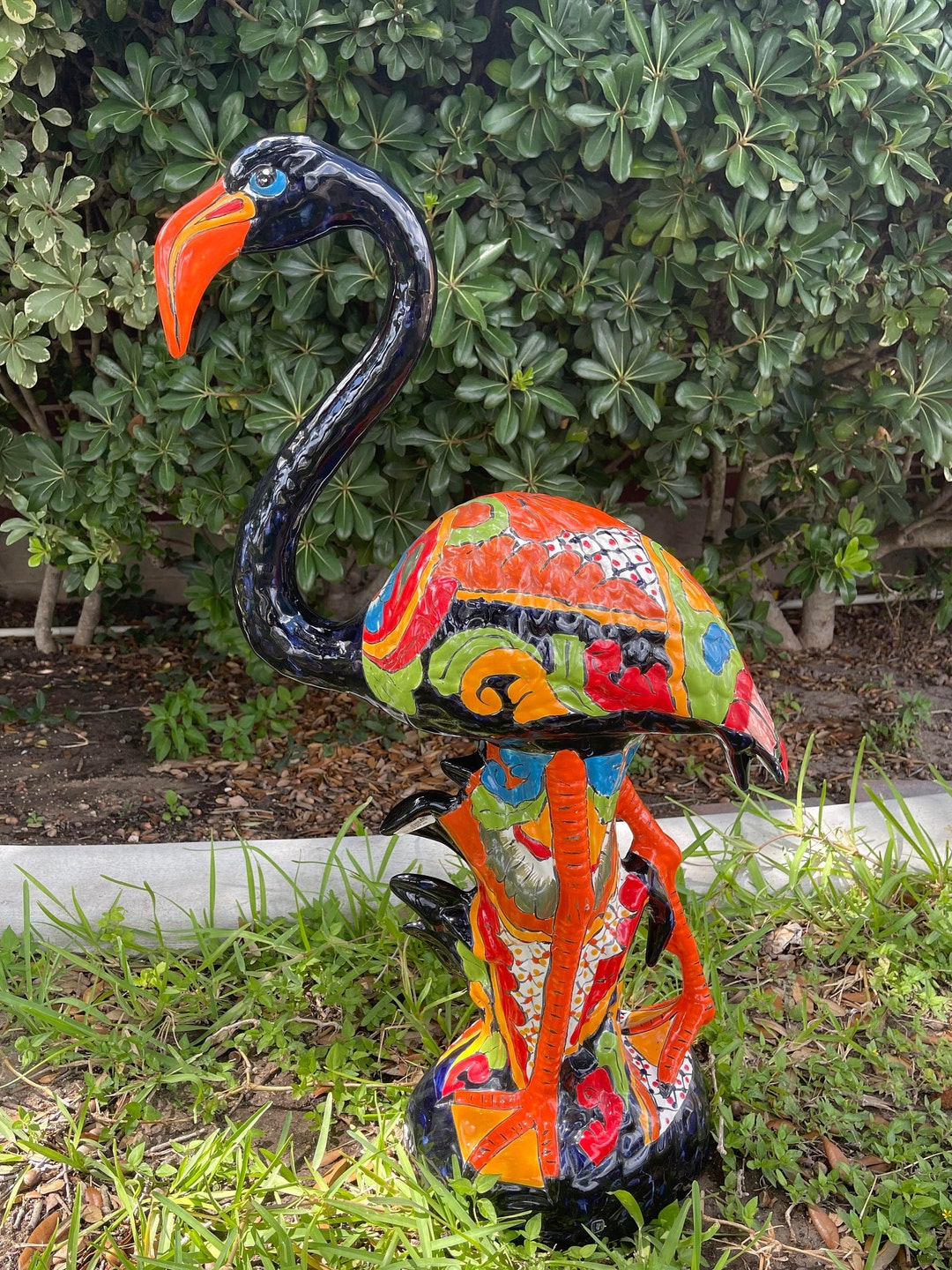 Flamingo Talavera Large Home Kitchen Design and Patio Garden - Etsy
