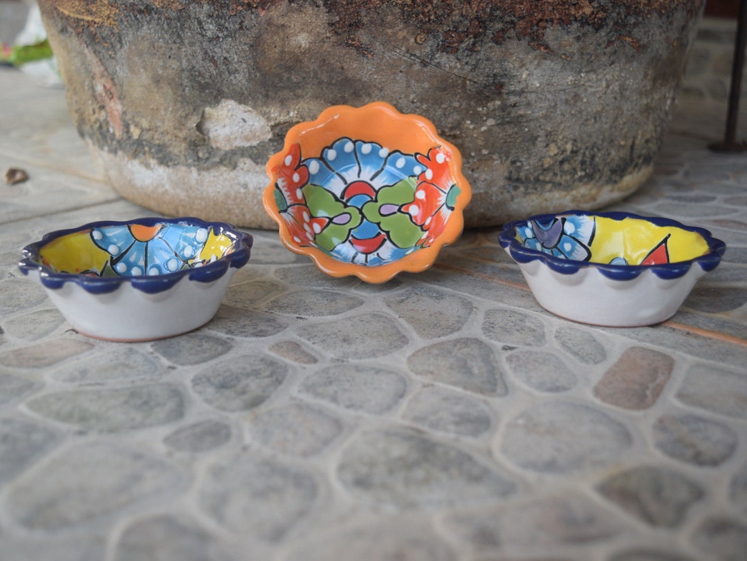 Bowl Scallop Bowl Mini Ceramic Plate Bowls Miniatures Home Kitchen ...